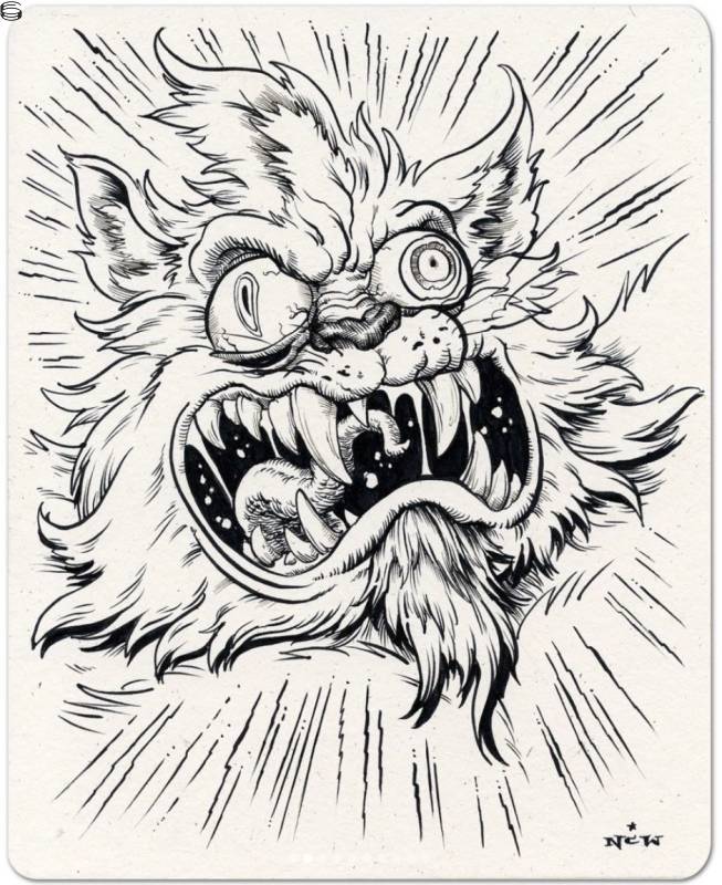 Squanchy Cat-Warrior by N.C. Winters | DogStreets